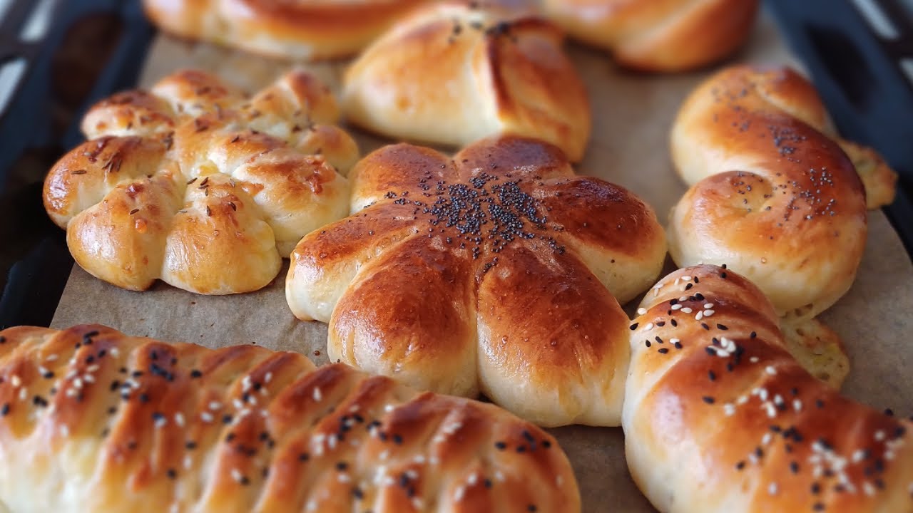 Easy Shapes of Bread Buns / How to step-by-step - YouTube