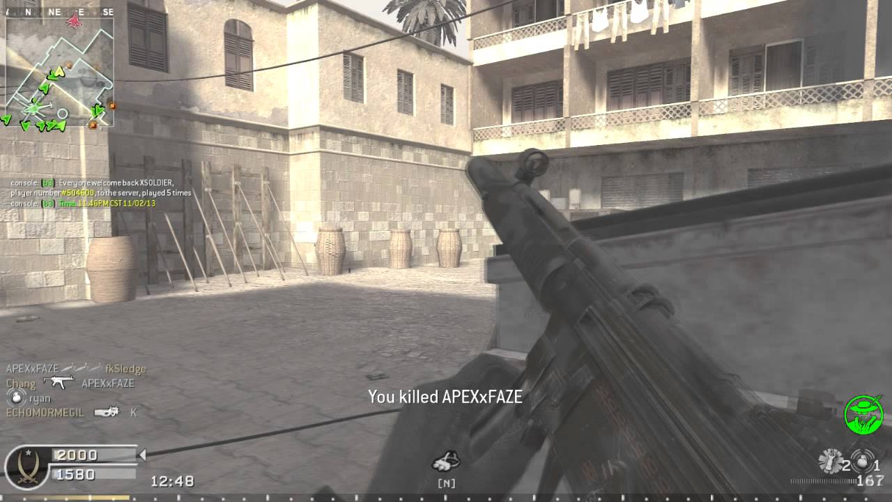 Call of Duty 4 Multiplayer PC gameplay MP5 Silencer Killing - YouTube