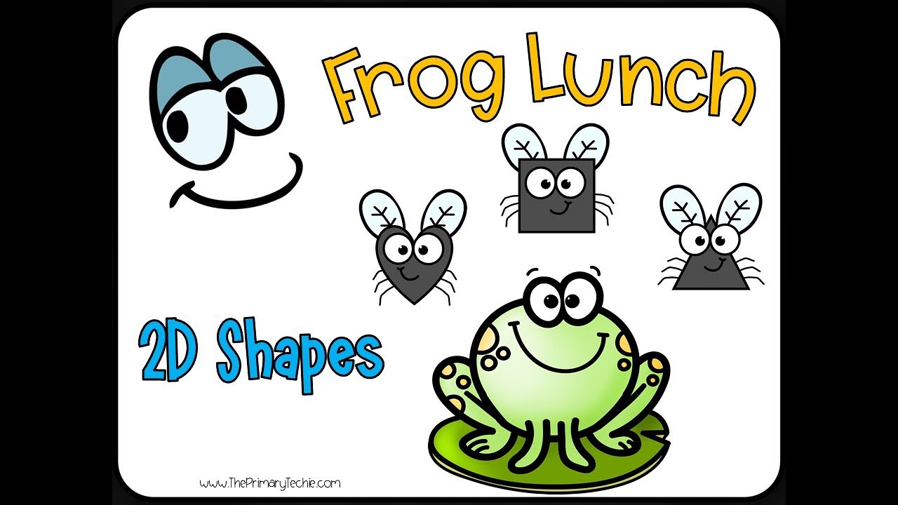 Frog Lunch 2D Shapes - Spring - YouTube