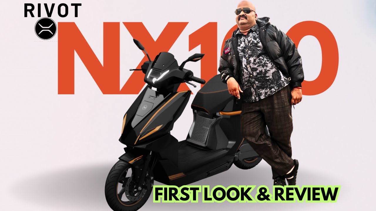 RIVOT NX100 ELECTRIC SCOOTER REVIEW🏍 RELEASE UPDATE🏍 SPEED RANGE 🏍PRICE ...