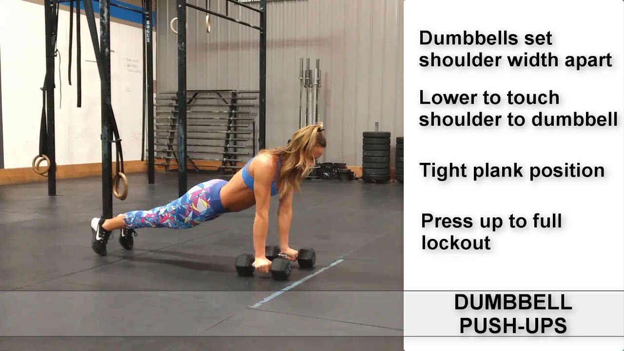 TTSL Daily Movement | How To Do A Dumbbell Push ups - YouTube
