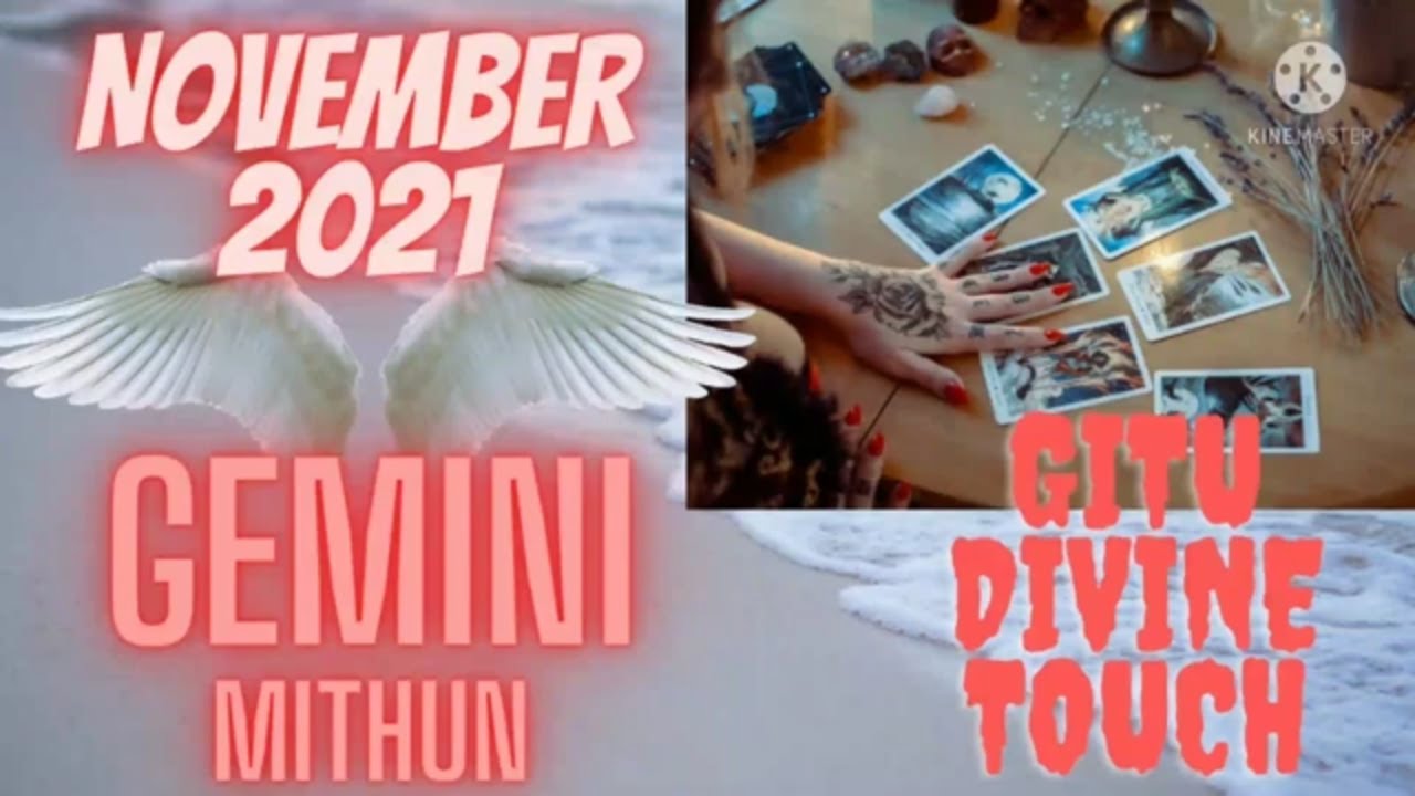 Gemini Mithun rashi November 2021 predictions through Tarot cards Angel messages@Gitu Divine ...