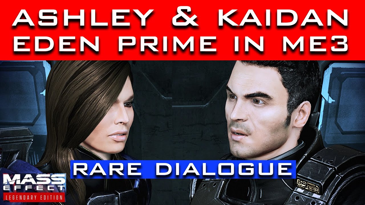 RARE Mass Effect 3 Dialogue - Ashley and Kaidan Return to Eden Prime ...