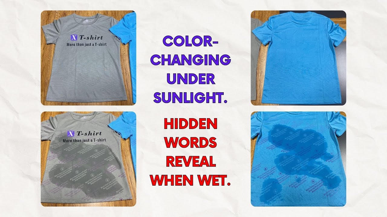 Unveiling the Future of Fashion: Color-Changing and Interactive T-shirt ...