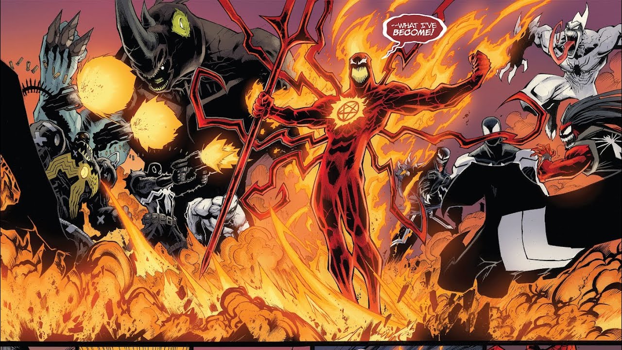 Carnage Vs Every Venom Across The Multiverse (Death Of The Venom-Verse ...
