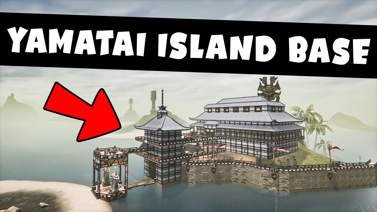 How to Build a Base on the Island? | YAMATAI ISLAND BASE | Conan Exiles ...