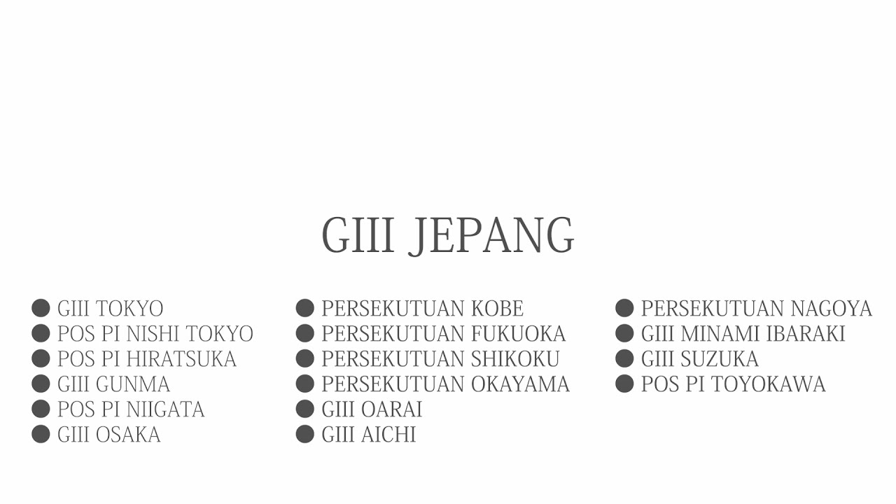 Video Visi dan Misi GIII Jepang - YouTube