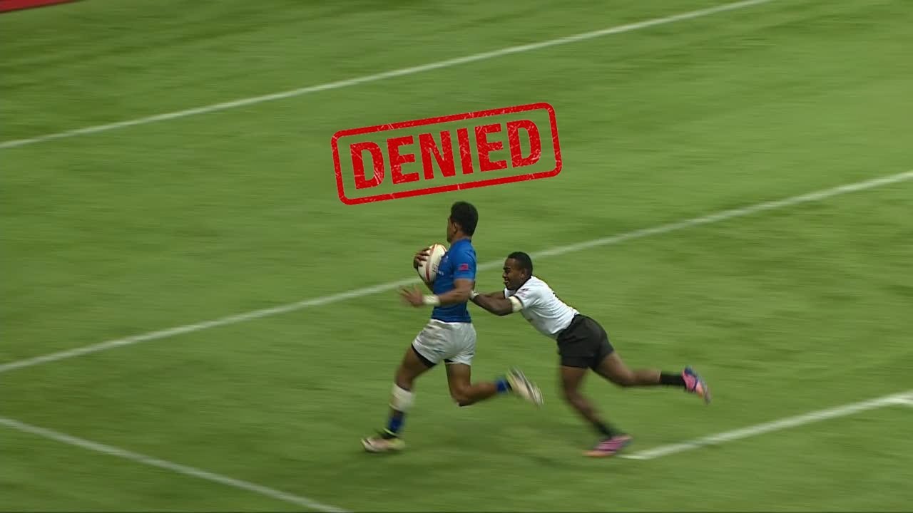 DENIED! Rugby's BEST Try Saving Tackles 🚫 - YouTube