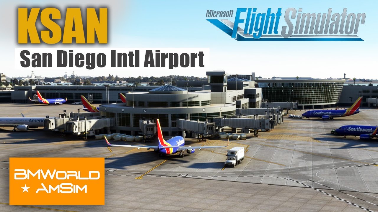 KSAN San Diego Intl Airport | "NEW" | America Series - Microsoft Flight ...