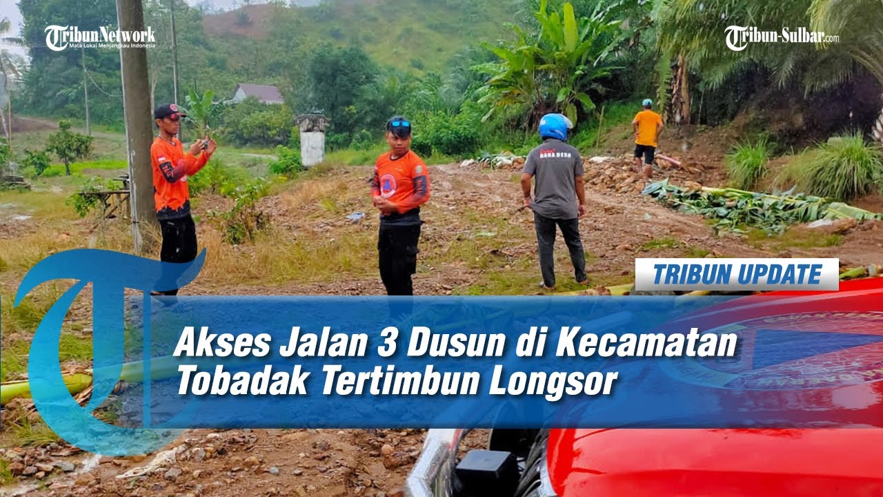 Akses Jalan 3 Dusun di Kecamatan Tobadak Mamuju Tengah Tertimbun ...