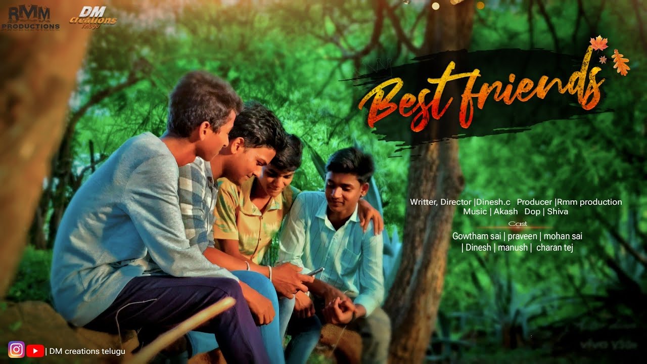 Best friends short film movie poster announcement.....Director | Dinesh ...