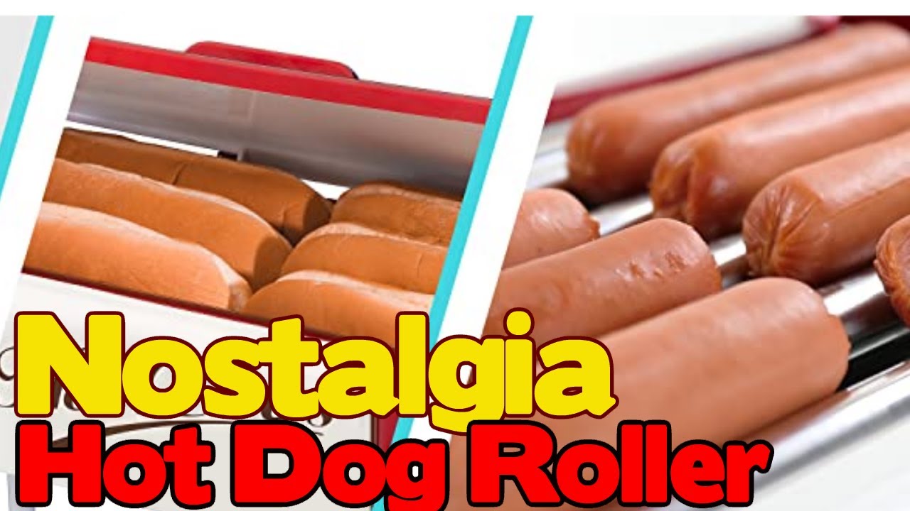 Nostalgia Hot Dog Roller with Bun Warmer - the new way to make hotdogs ...