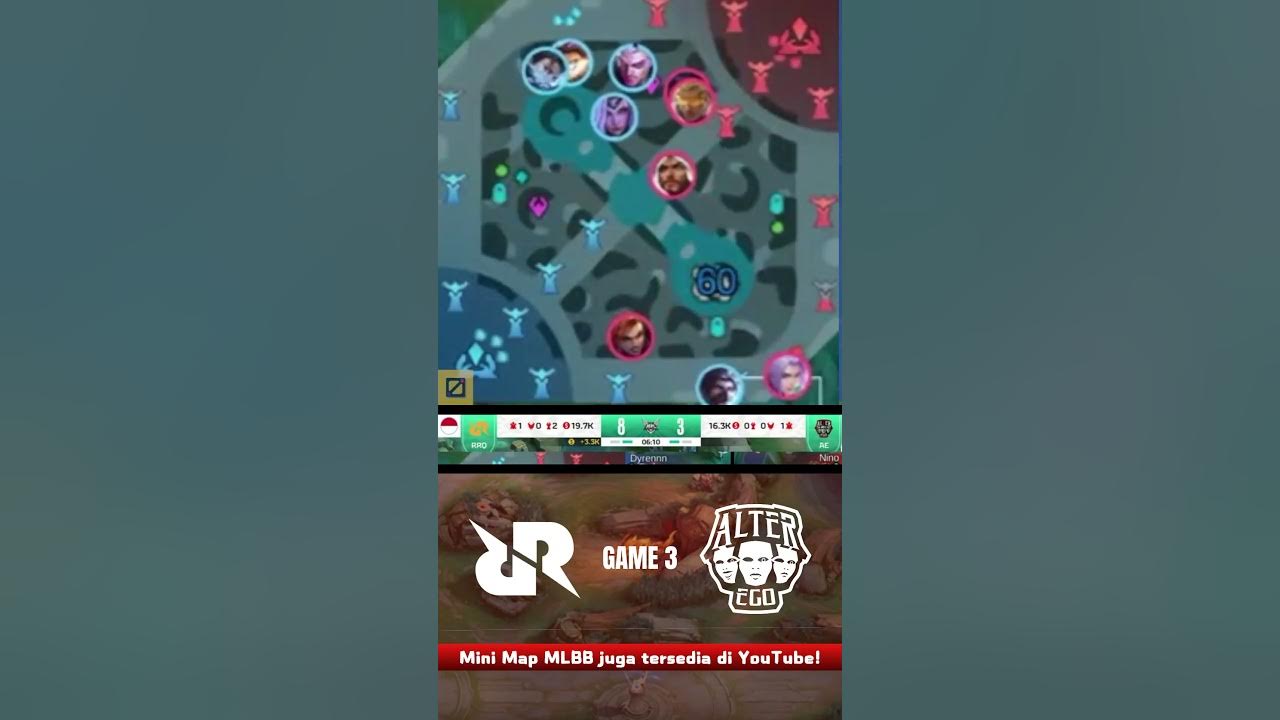 [Mini Map] RRQ vs AE - Game 3 - Week 3 Day 2 - Regular Season - MPL ID S15 - YouTube