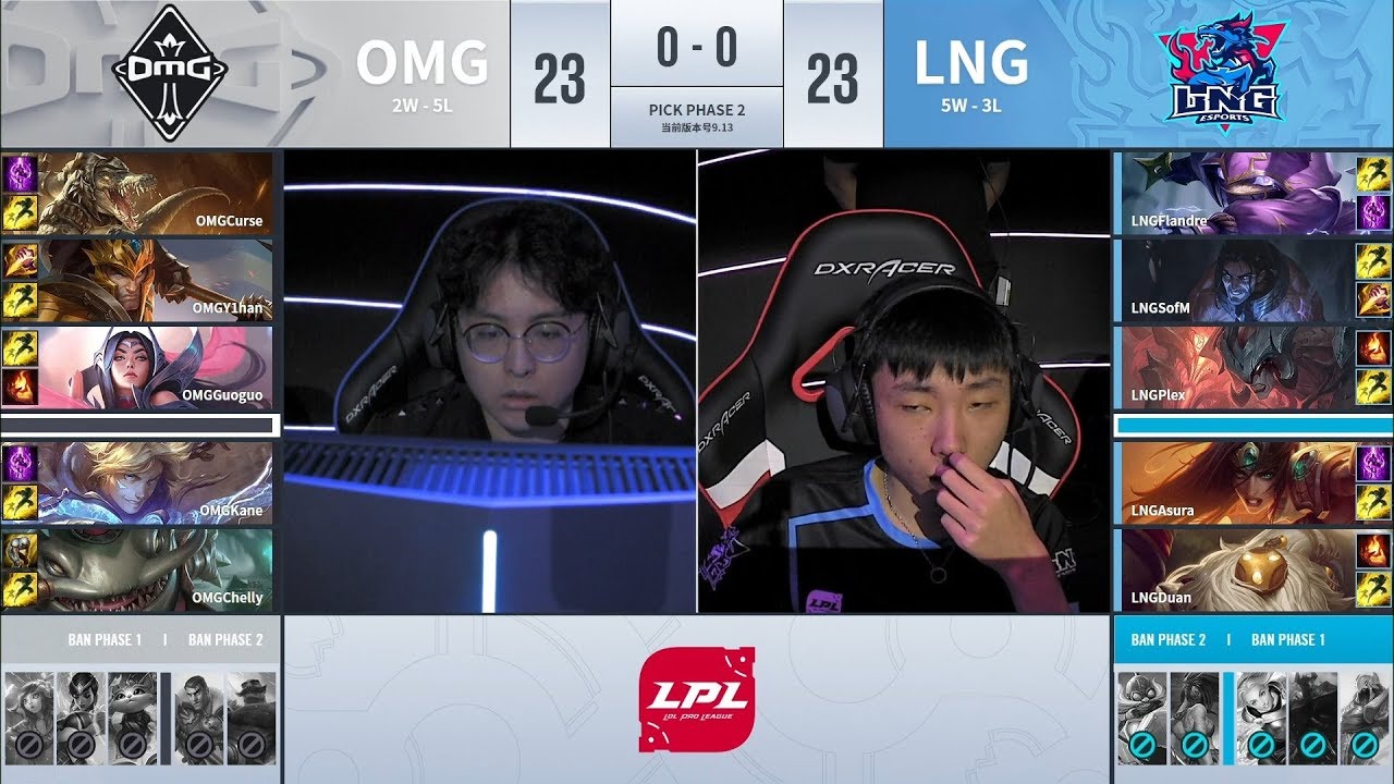 【LPL夏季賽】第7週 OMG vs LNG #1 - YouTube