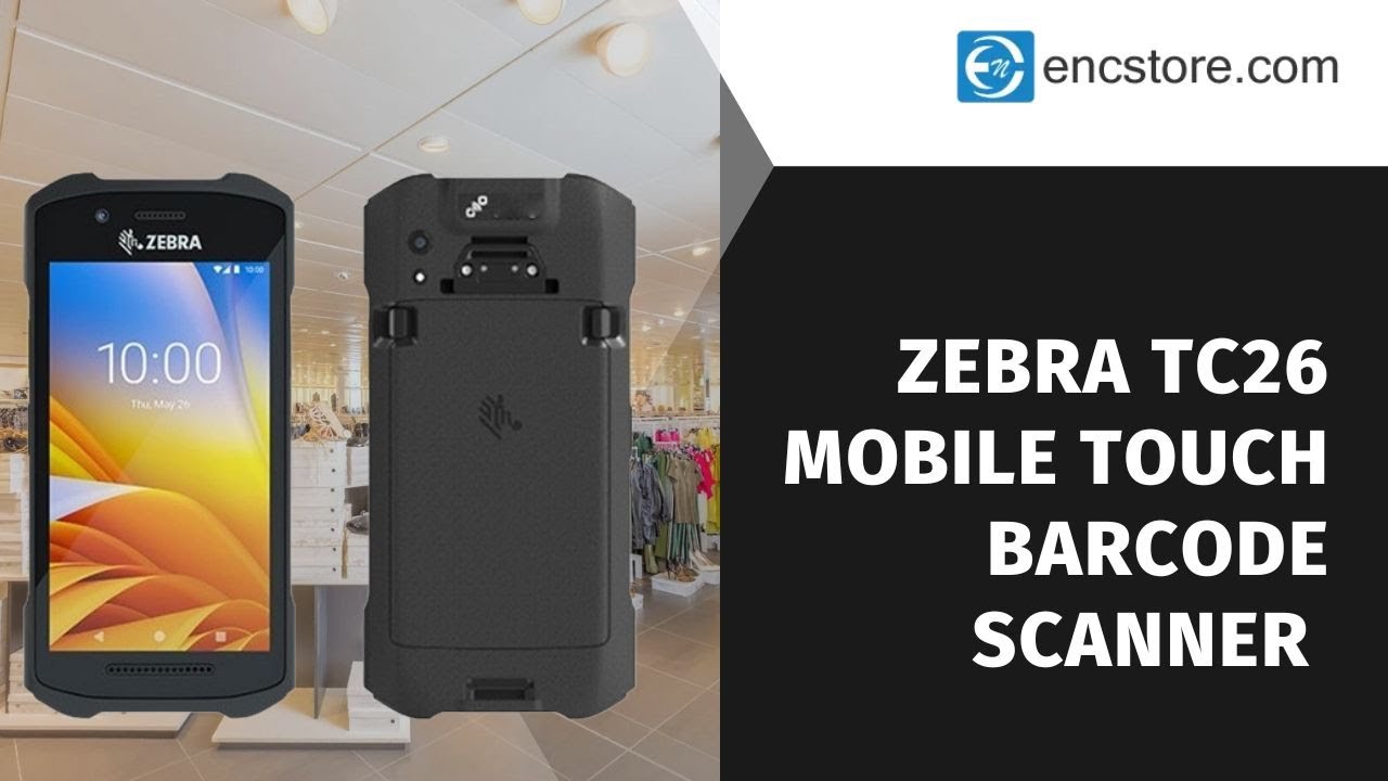 Zebra TC26 Mobile Barcode Scanner - YouTube