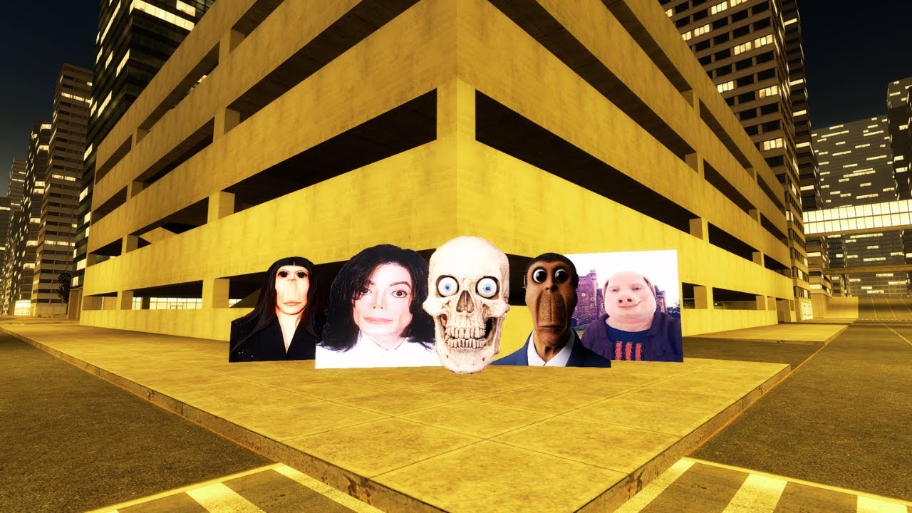 Nico's Famous Nextbots Chase Madness in Golden City !!! - YouTube