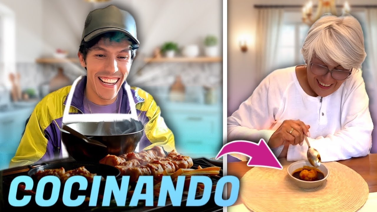 RAFA COCINA PARA GANAR MASTER CHEF Y VERO PRUEBA 👨🏻‍🍳💚 - YouTube