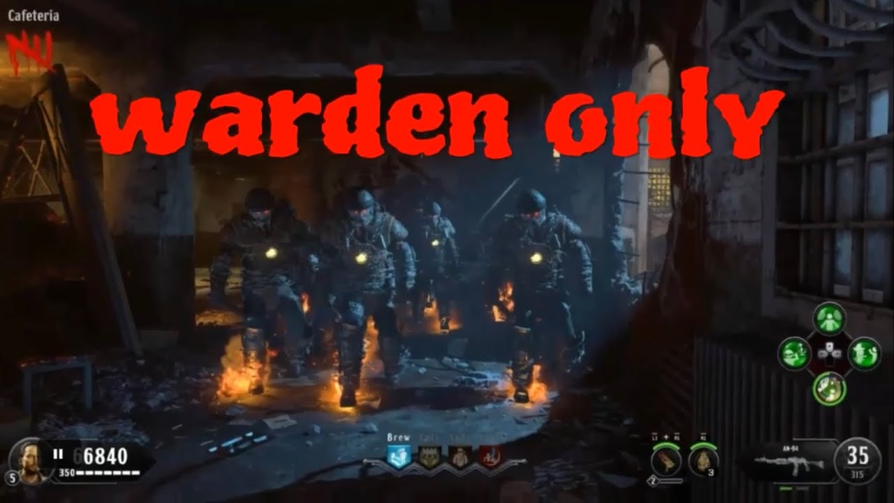 Call of Duty black ops 4 Warden only - YouTube