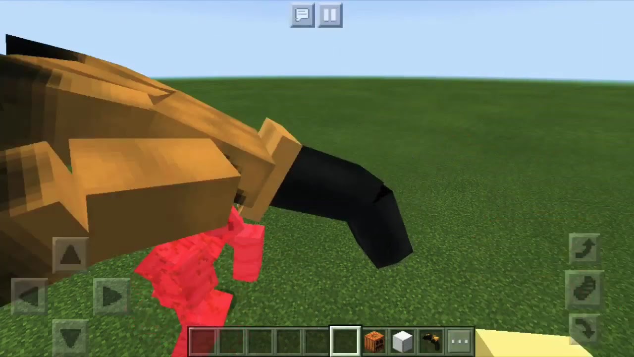 Enhanced Golem Vs. Giant Hand in Minecraft PE - YouTube