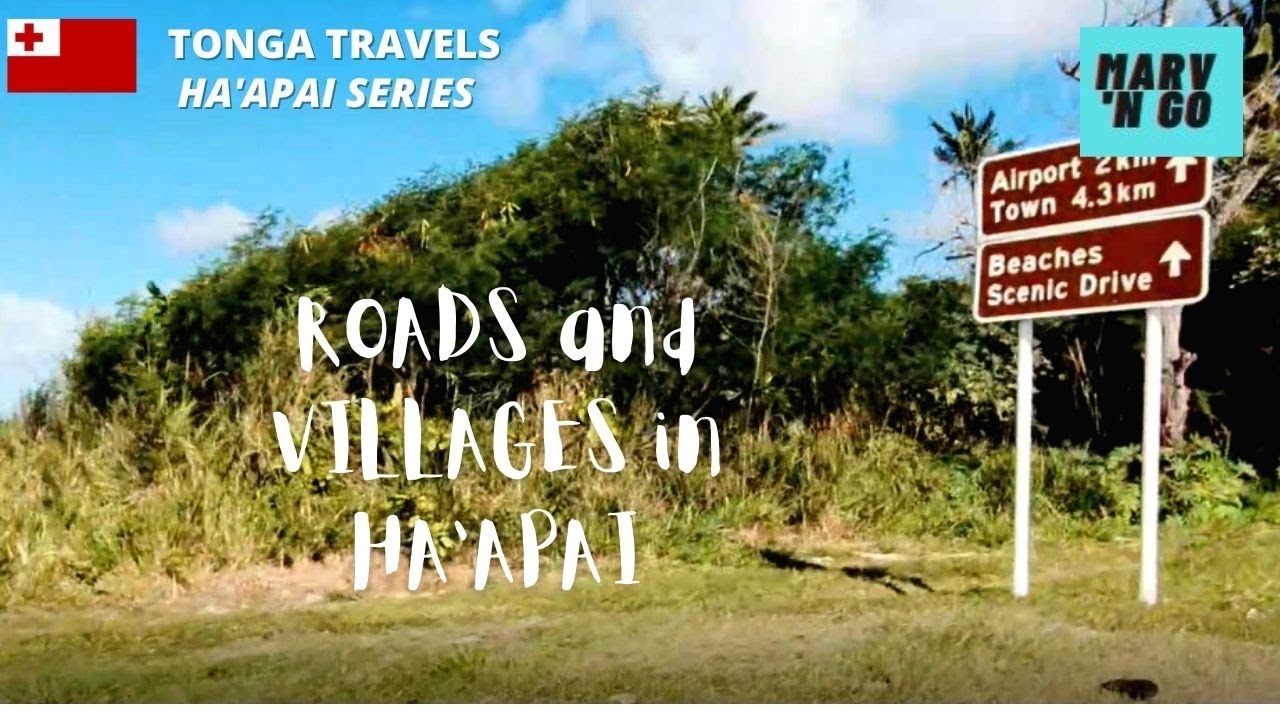 Tonga Travels Ha'apai: Roads and Villages - YouTube