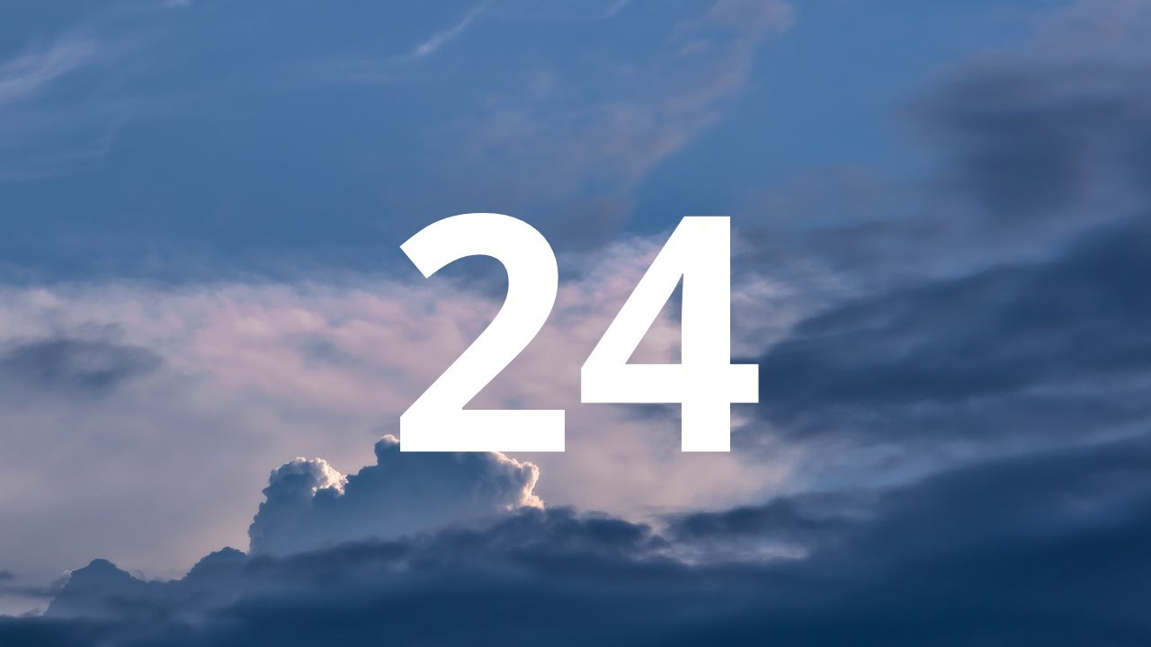 24 Second Countdown Timer With Alarm Sound At the End(Simple Beep ...