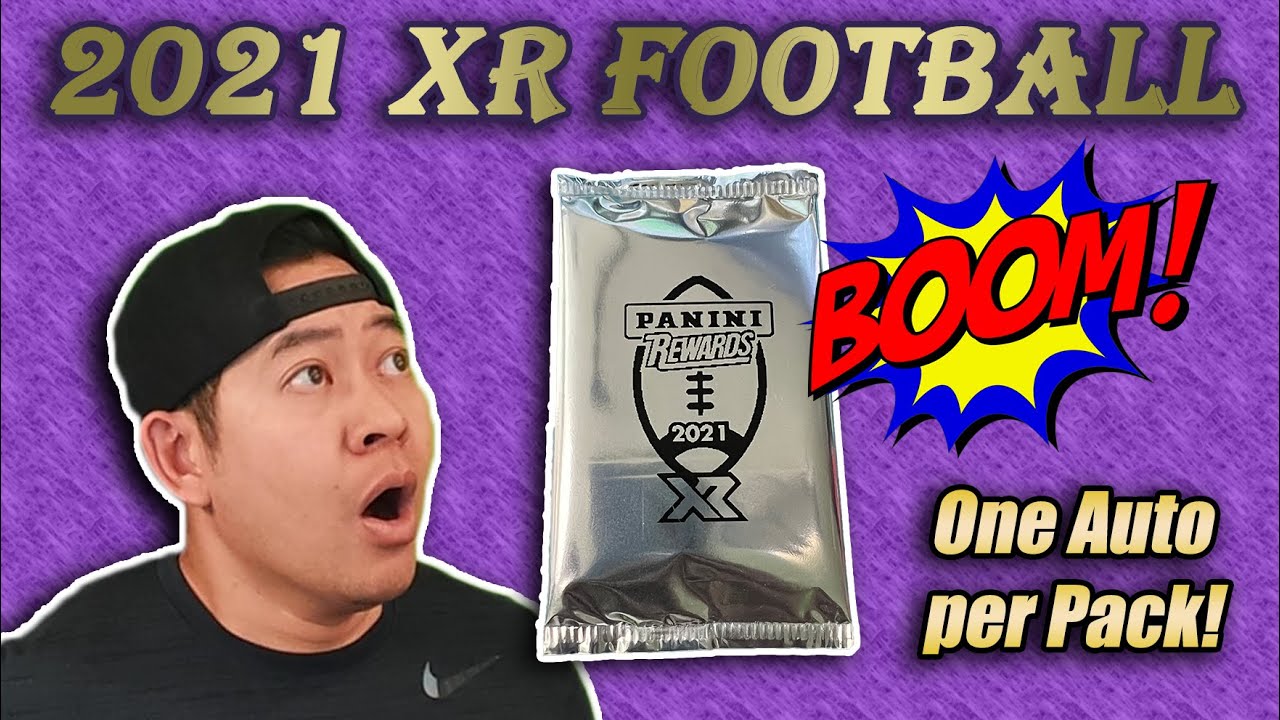 BOOM! Insane Pack! 2021 NFL XR Panini Rewards (Purple) Pack - YouTube