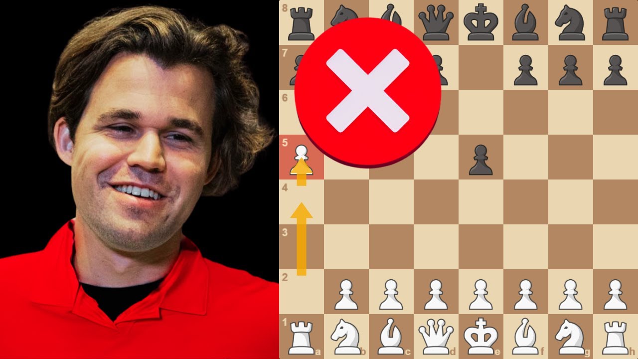 Magnus Carlsen: Official King Of Opening Trash - YouTube