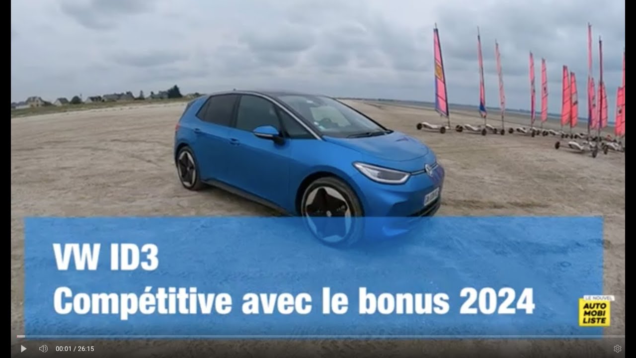 Essai nouvelle VW ID3 enfin compétitive en 2024 - YouTube
