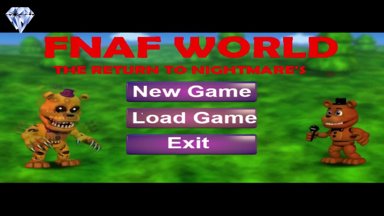 Fnaf World The Return To Nightmare's - Возвращение Кошмара - YouTube