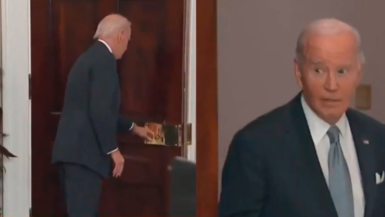Joe Biden turns his back when he hears this from reporters - YouTube