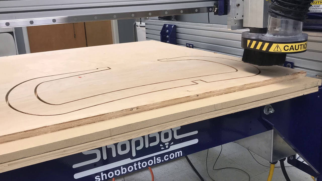 Shopbot 48x48 Cut - YouTube