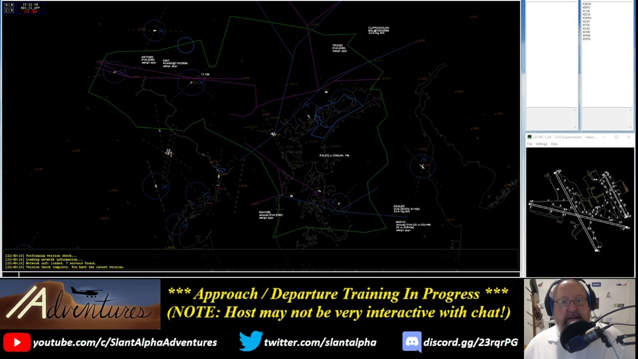 [ VATSIM ATC TRAINING ] yet more Approach / Departure training at the ...