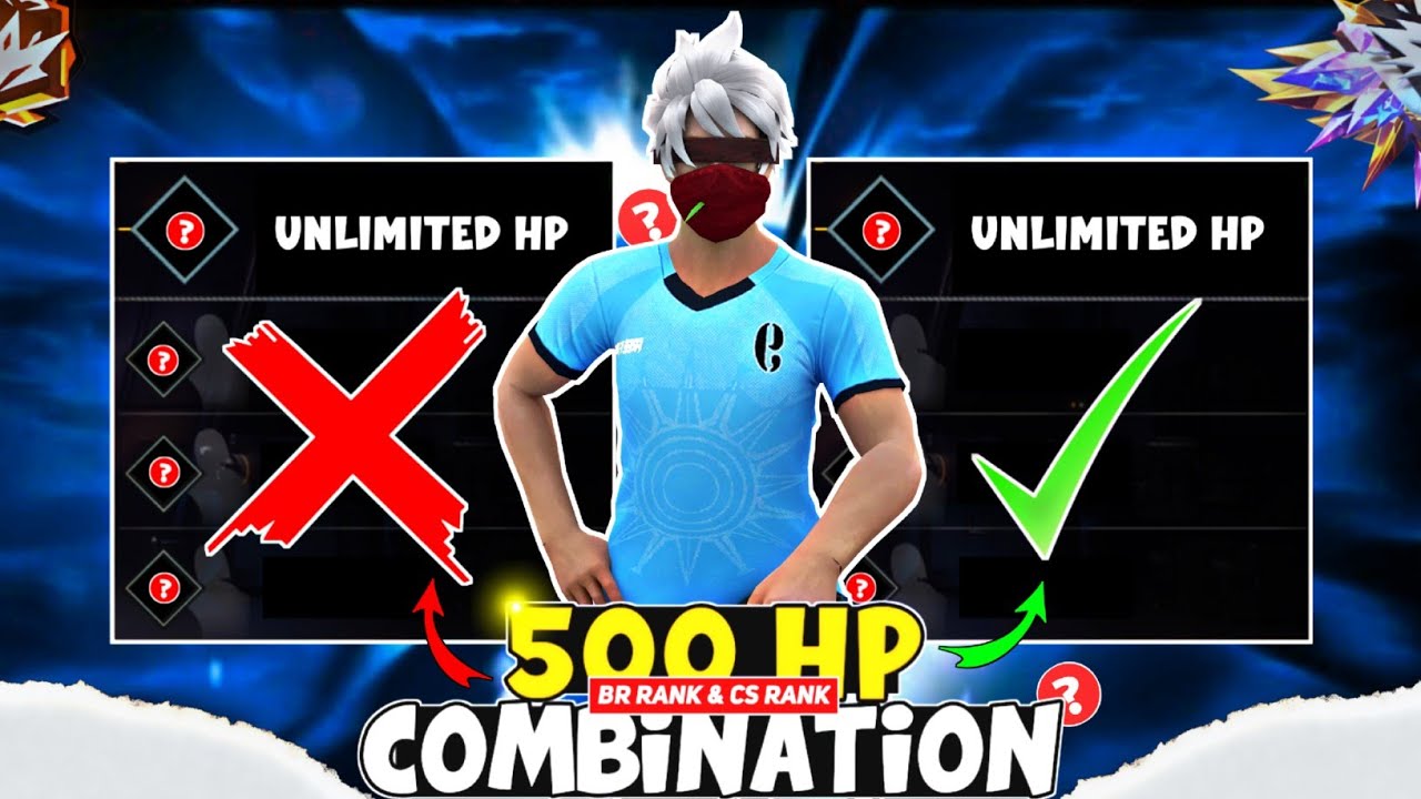 UNLIMITED HP CHARACTER COMBINATION || BEST CHARACTER COMBINATION FOR BR ...