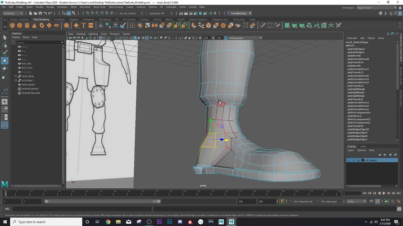 Tutorial: Maya Character Modeling: Construction worker from Team ...
