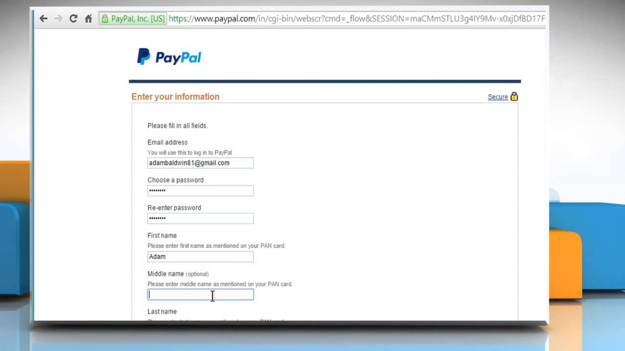How to create a PayPal® account :Tutorial - YouTube