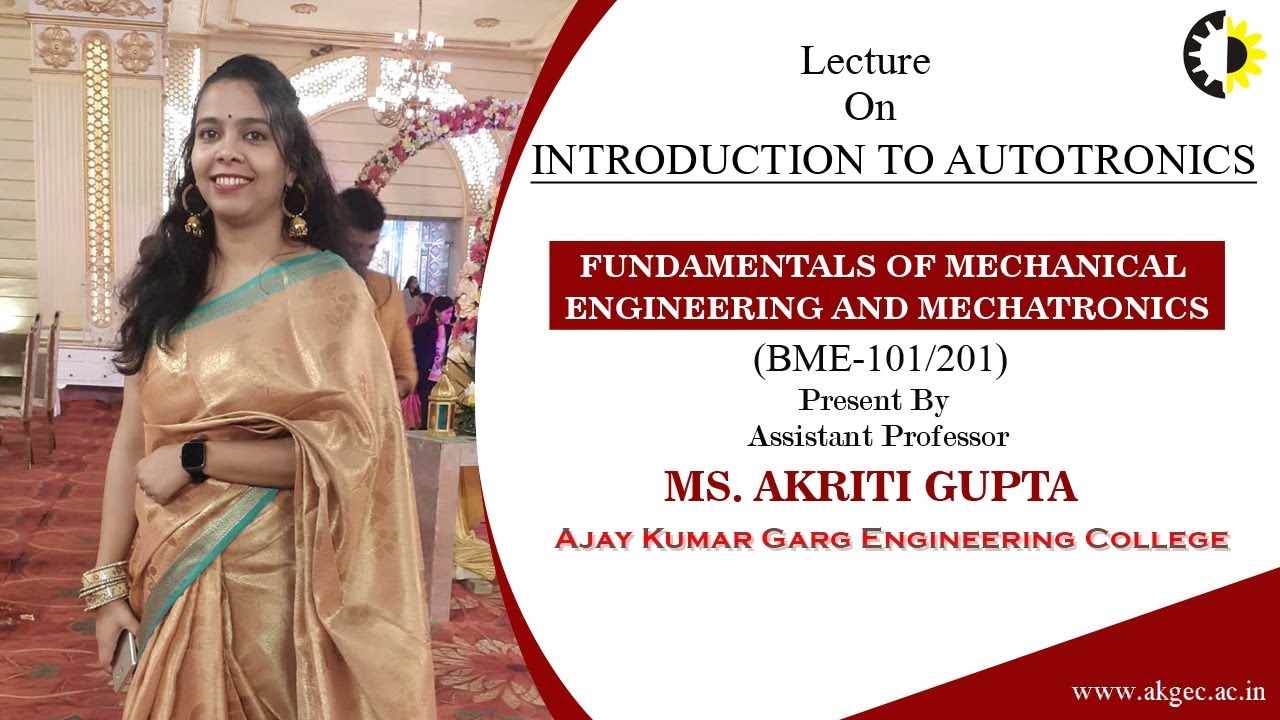 ''INTRODUCTION TO AUTOTRONICS'' Fundamentals of Mechanical Engineering ...