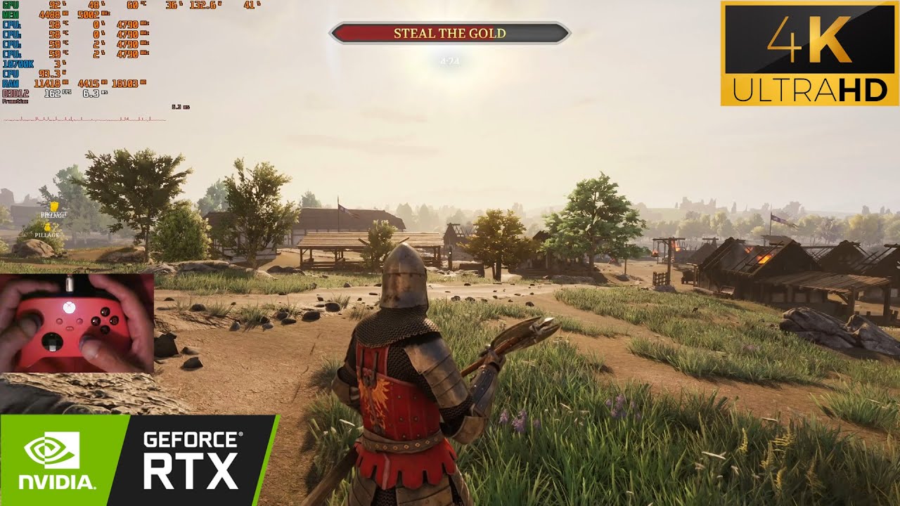 Chivalry 2: Undervolting Gpu | RTX 3080 + Intel Core i7-10700K | (1080P ...