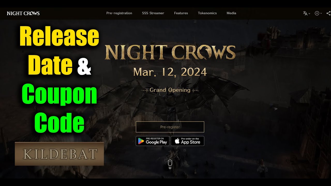 Night Crows Global Release March & Coupon Code - YouTube