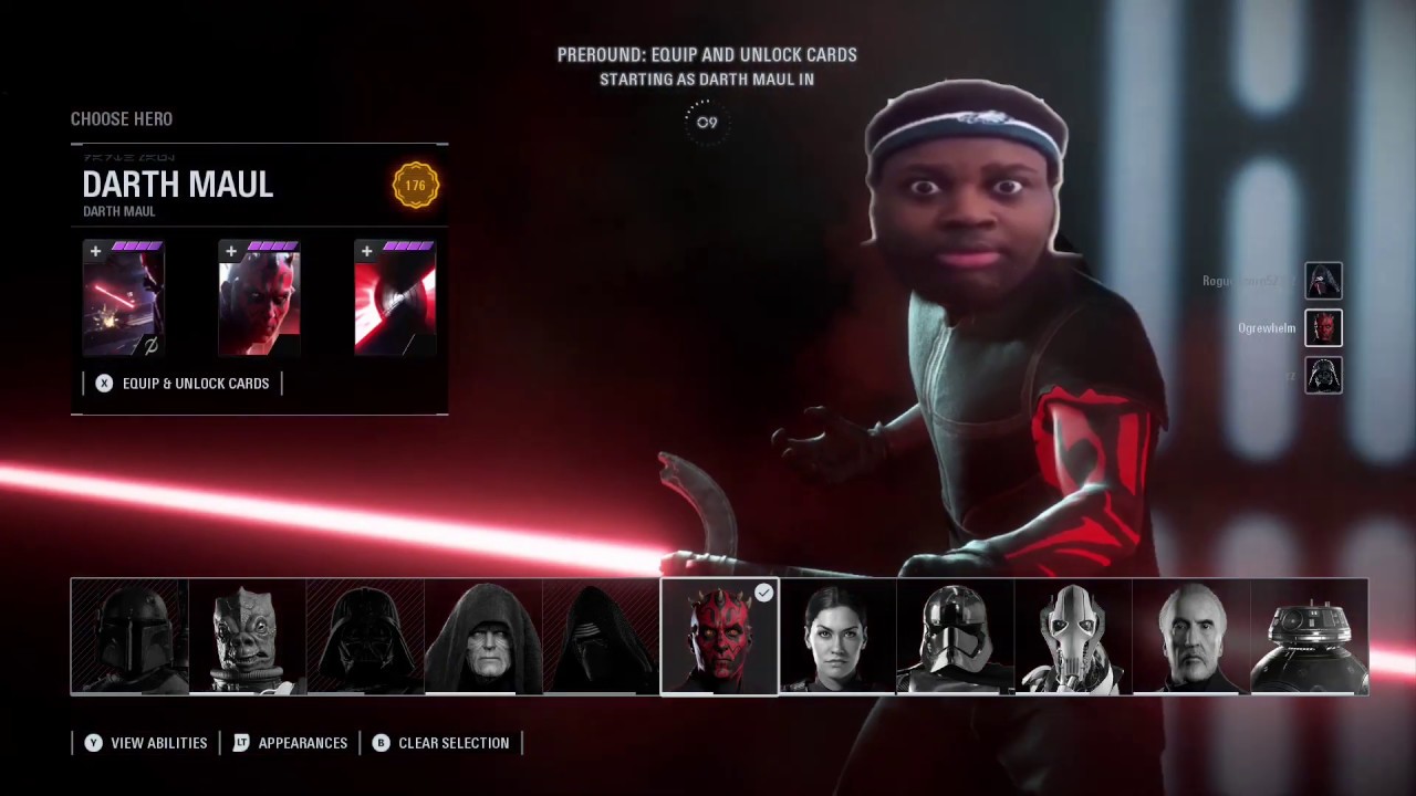 Flexing Old Master - Star Wars Battlefront 2 - YouTube