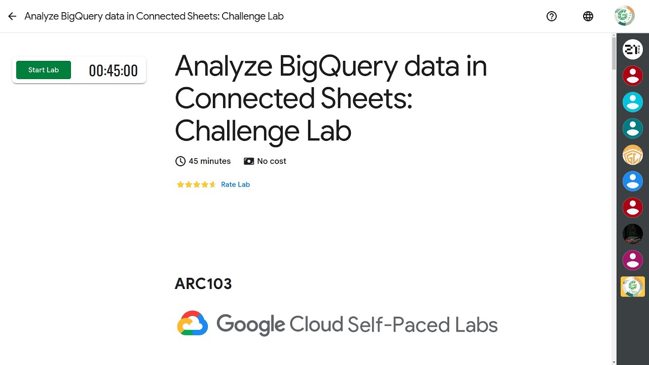 Analyze Bigquery Data In Connected Sheets Challenge Lab Arcade April 2024 Qwiklabs