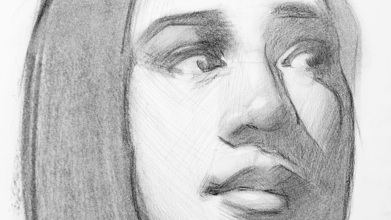 Capture a powerful pencil portrait (free class) - YouTube