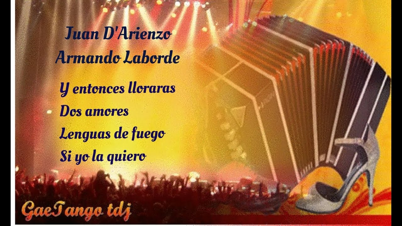 Tanda di tango Juan D'Arienzo Armando Laborde 1947 49 - YouTube
