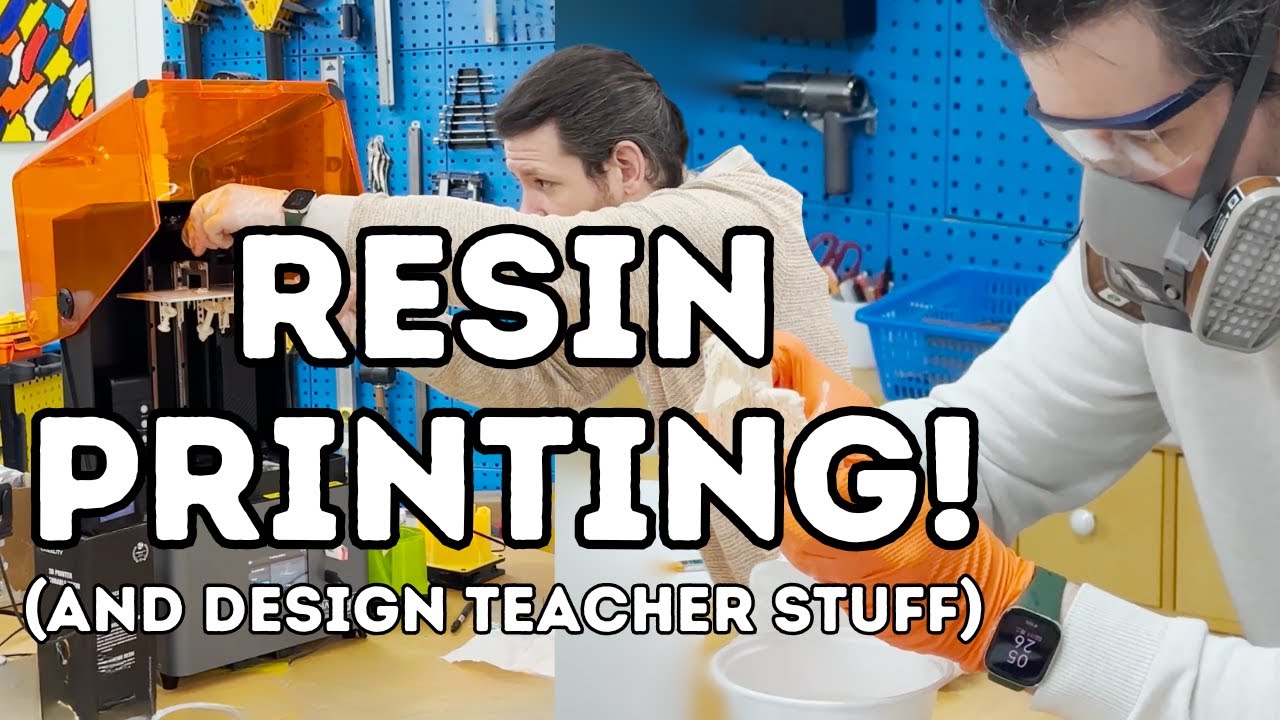 Diving into Resin Printing (And Design Teacher Stuff) - YouTube