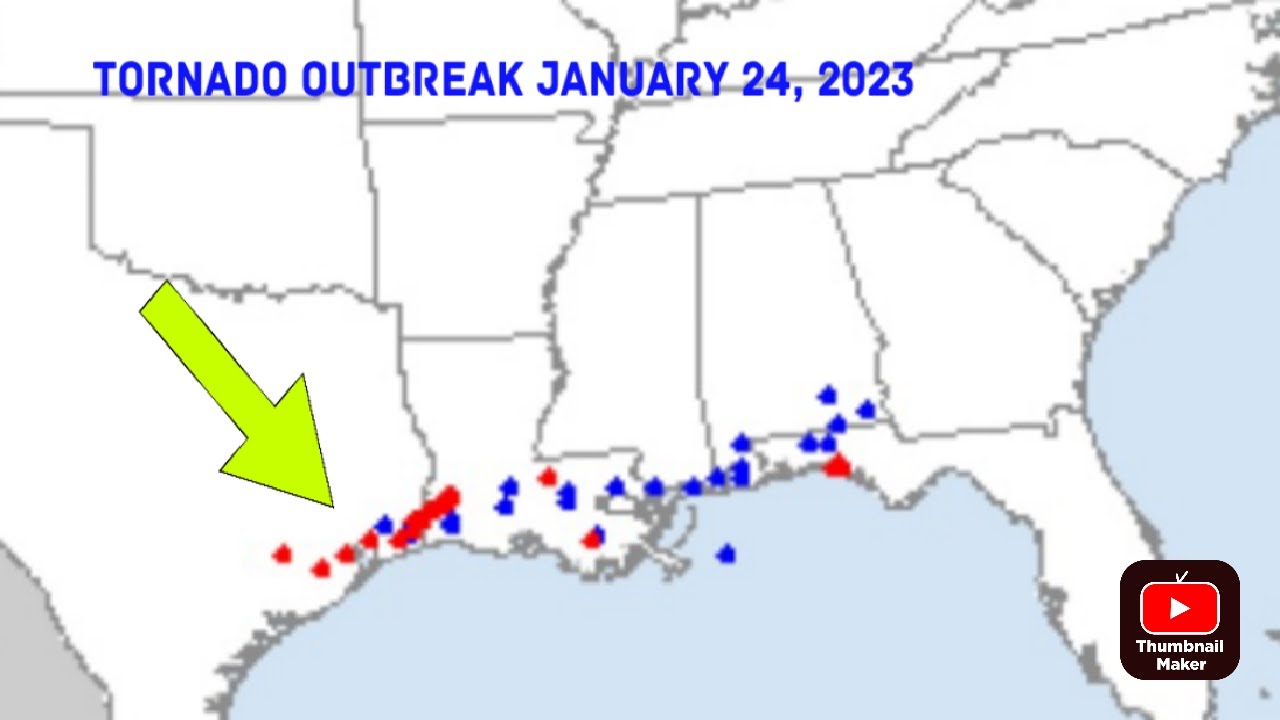 The Tornado Outbreak in Houston Texas January 24, 2023 ...