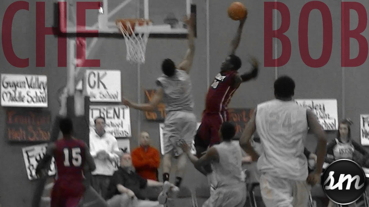 Che Bob bangs HUGE And1 Dunk OVER defender @ Huntington Invitational ...