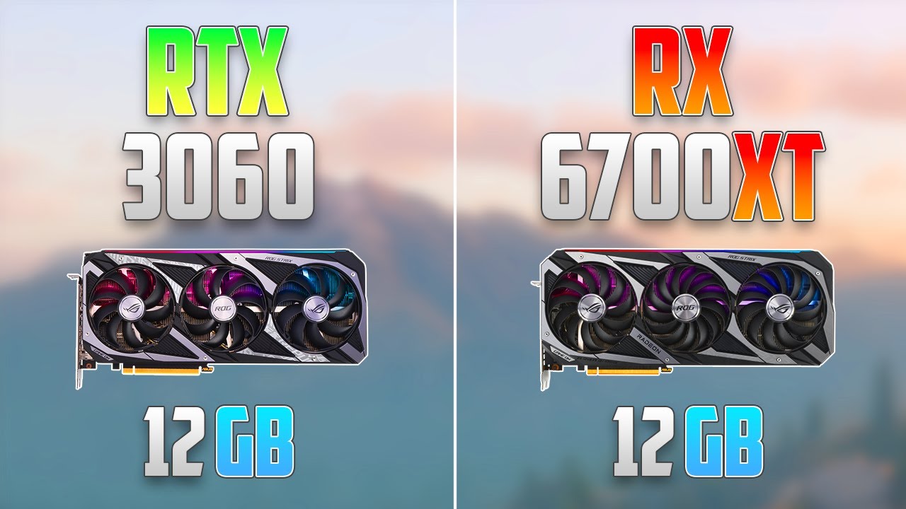 RTX 3060 vs RX 6700 XT - Which one is Better? - YouTube