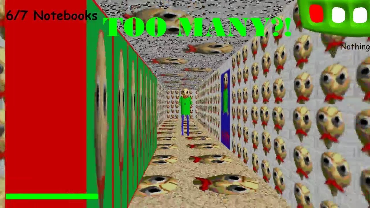 Too Many Baldi's? - Baldi's Basics Mania - YouTube