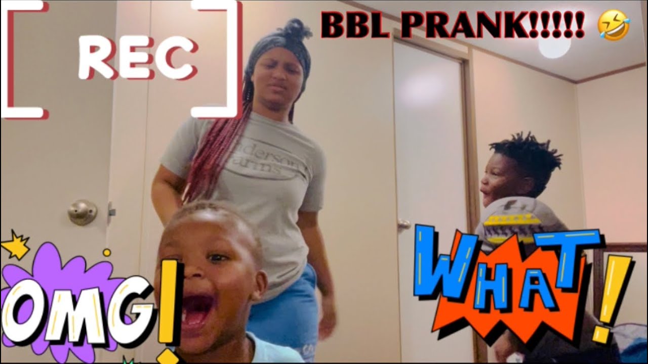 BBL PRANK ON MY KIDS! 🤣 - YouTube