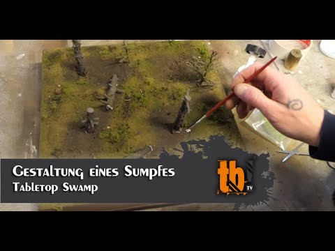 Tutorial: Gestaltung eines Sumpfes / Tabletop Swamp - YouTube