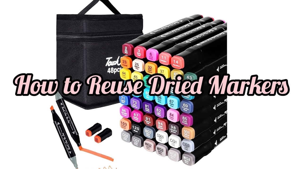 How to reuse dried marker - YouTube